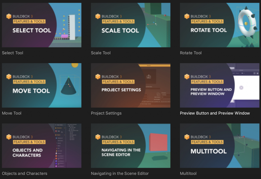 Exploring Buildbox - Buildbox 3 Manual - Buildbox | Game Maker | Video Game Software