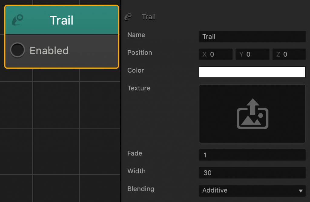 Trail Node - Buildbox 3 Manual - Buildbox | Game Maker | Video Game Software
