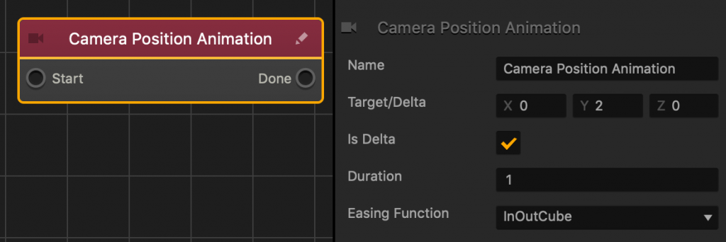 Camera Position Animation Node Buildbox 3 Manual Buildbox Game Maker Video Game Software