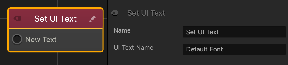 Set Ui Text Node Buildbox Game Maker Video Game Software