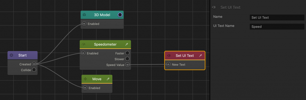 Set Ui Text Node Example Buildbox Game Maker Video Game Software 5549