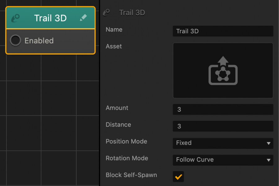 Trail 3D Node - Buildbox 3 Manual - Buildbox | Game Maker | Video Game Software